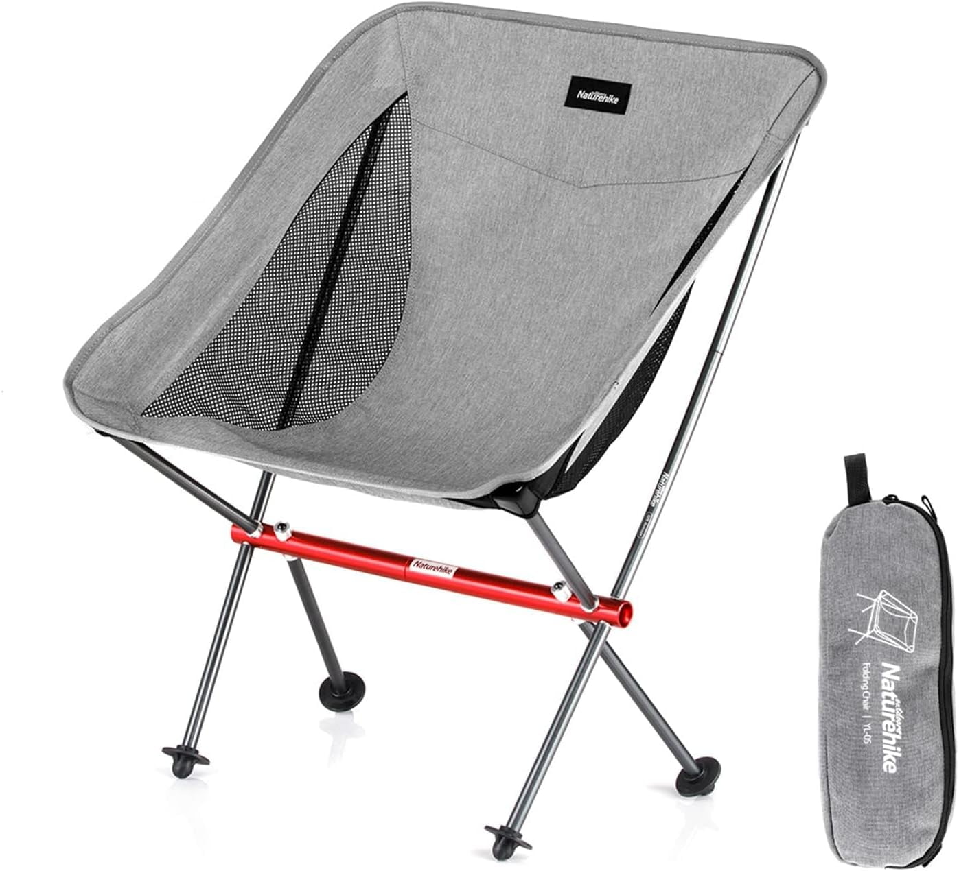YL05 Camping Chair, Ultralight Portable Camp Chair with Storage Bag ...