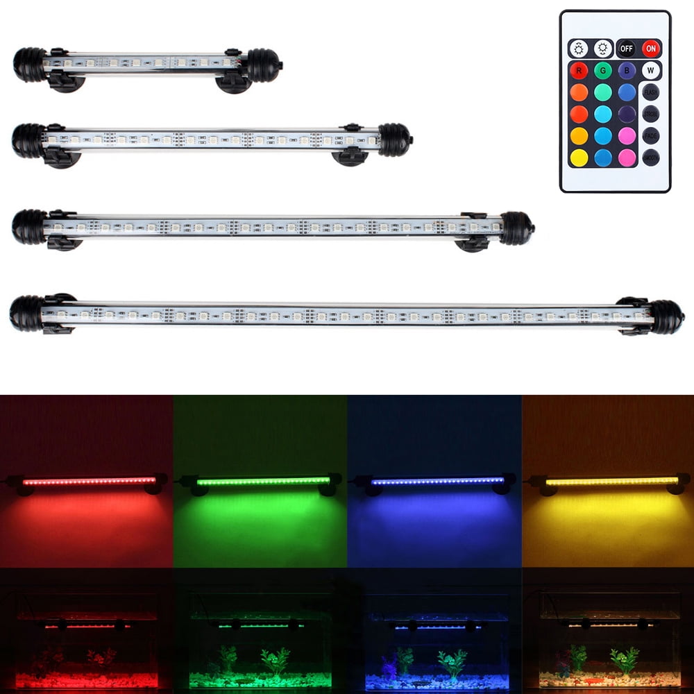 YLHHOME LED Aquarium Light RGB Waterproof Submersible Fish Tank Light ...