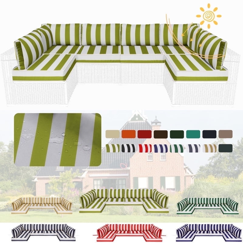 14 - Piece YLLN Outdoor Sectional Cushions - Replacement Cushions for 6 ...