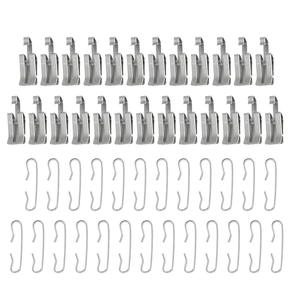 YLLSF 25 Pack Roof Heating Cable Clips Easy Install Prevent Ice Damage ...