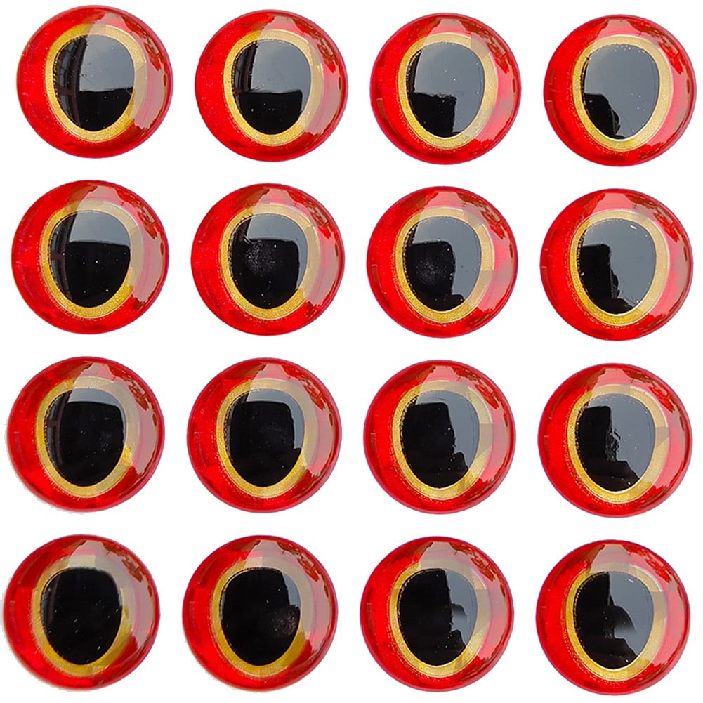 YLLSF 3D-Holographic Fishing Lure Eyes For Fly Tying Stickers 6mm, 8mm ...