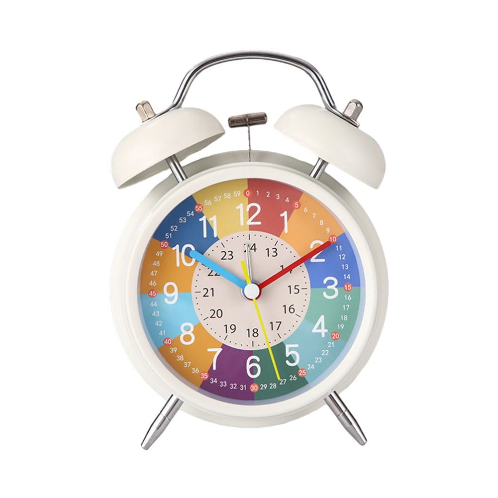 YLLSF Cartoon Number Alarm Clock Bedroom Children's Room Desktop Clock ...
