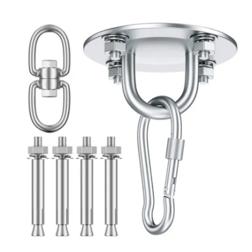 YLLSF Ceiling Suspension Set 360° Swivel Hook Quick Installation Rust ...