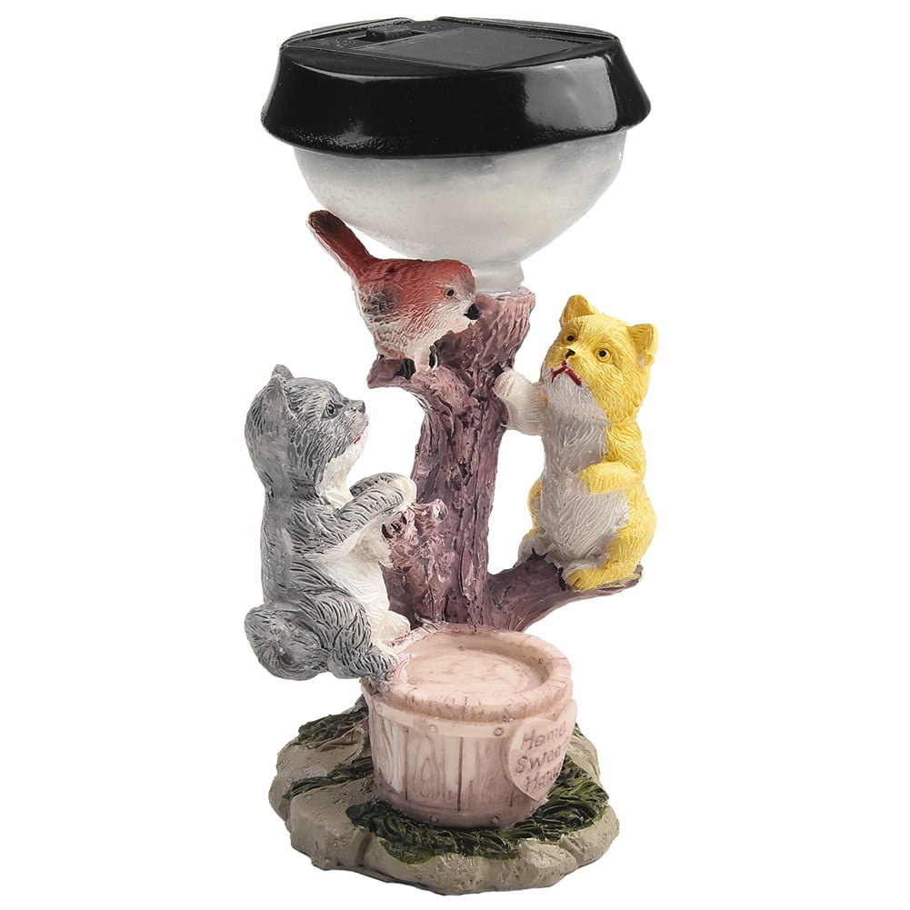 YLLSF Outdoor Garden Dwarf Statue-resin Statue Lighting Rabbit Squirrel ...