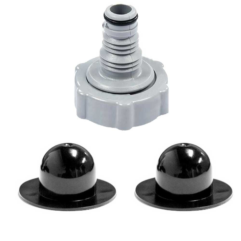 YLLSF Replacement plug black drain valve for draining pool adapter with ...