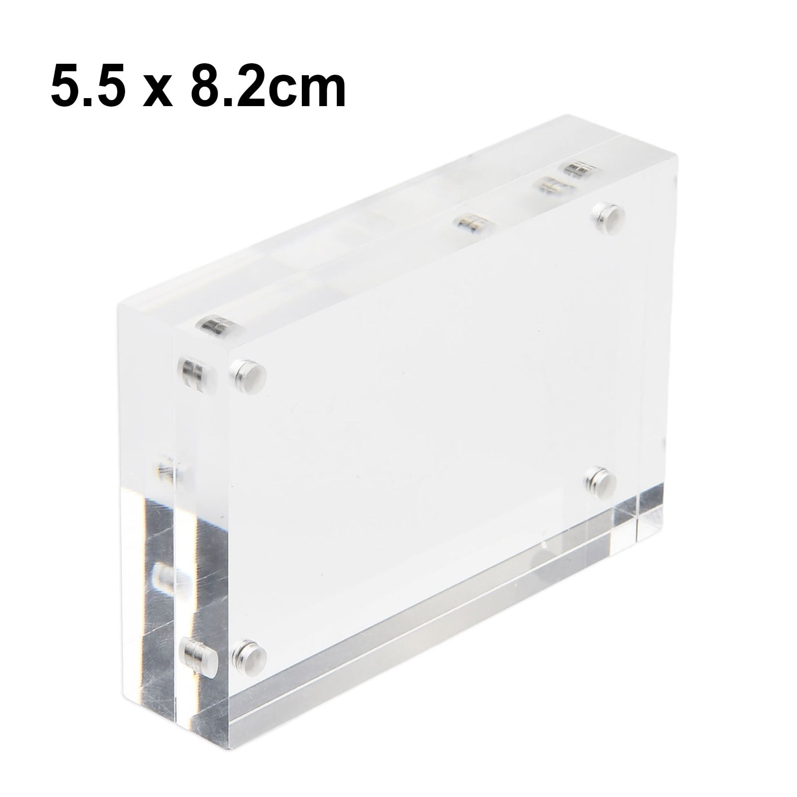 YLLSF Transparent Acrylic Photo Frame Magnetic Poster Display Stand ...