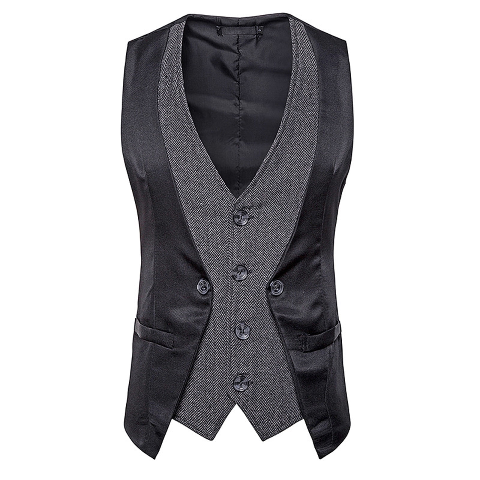 YLSDY Men's Steampunk Gothic Victorian Wedding Party with Welt Pockets ...