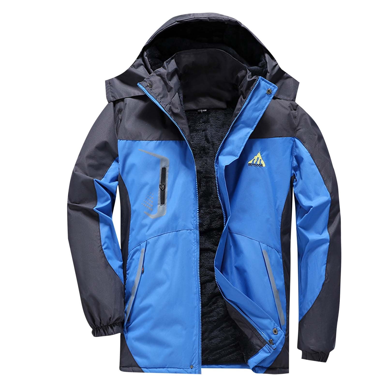 YLSDY Fashion Men Waterproof Ski Jacket Winter Fleece Snow Coat ...