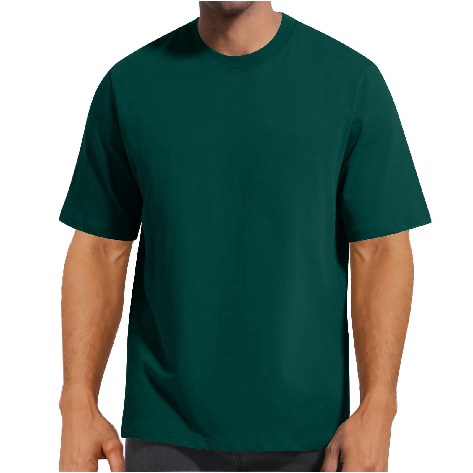 YLSDY Fashion Mens Cotton Casual Short Sleeves Regular Fit Trendy T ...