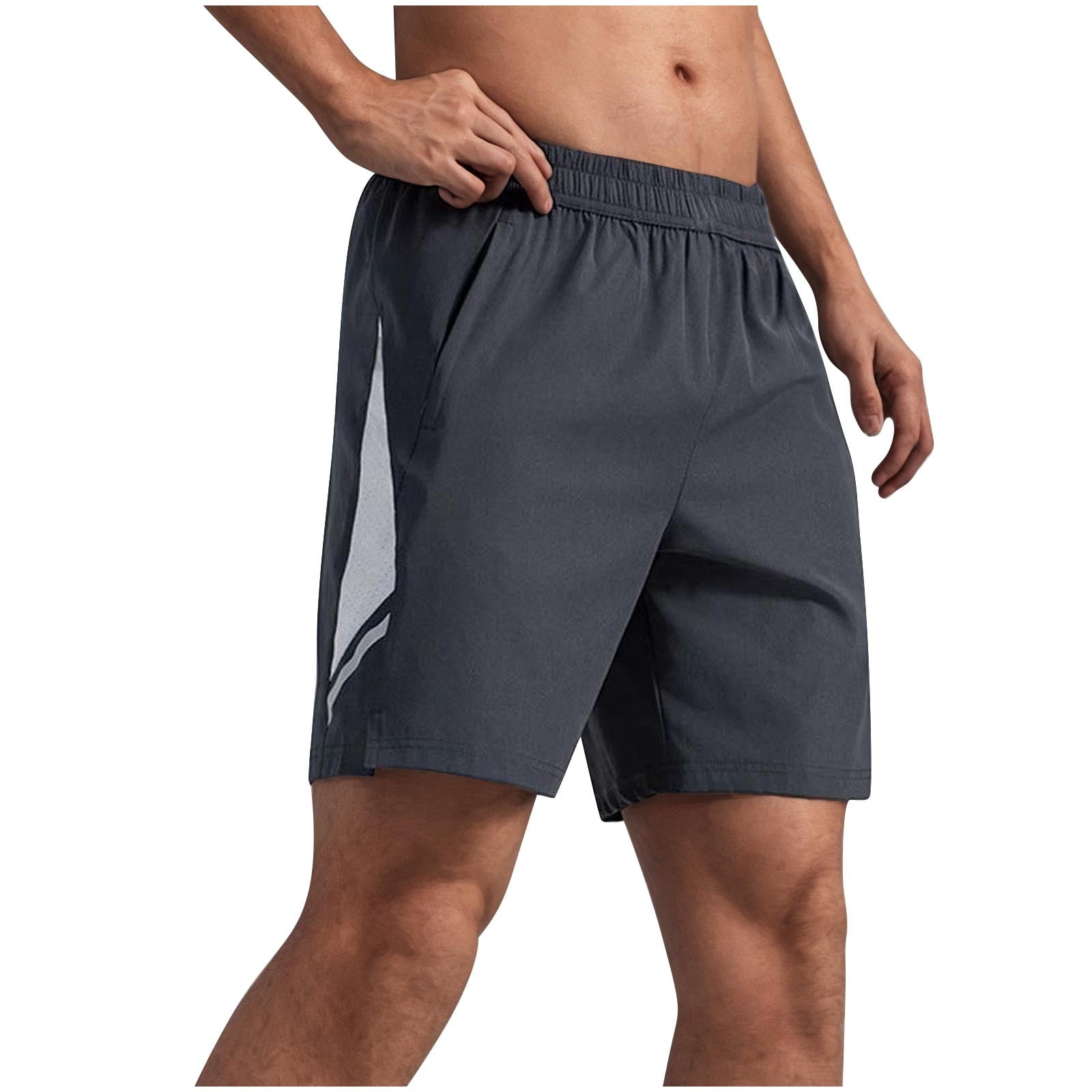 YLSDY Men's Athletic Running Shorts Quick Dry Workout Shorts ...