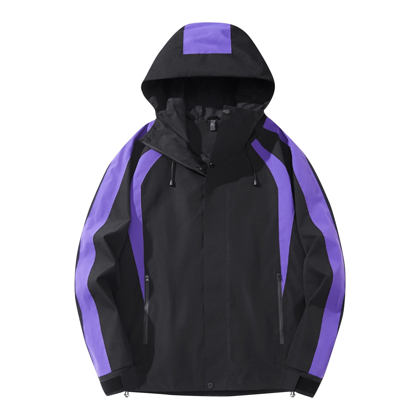 YLSDY Men's Windbreaker Jacket Waterproof Hooded Raincoat Outdoor ...