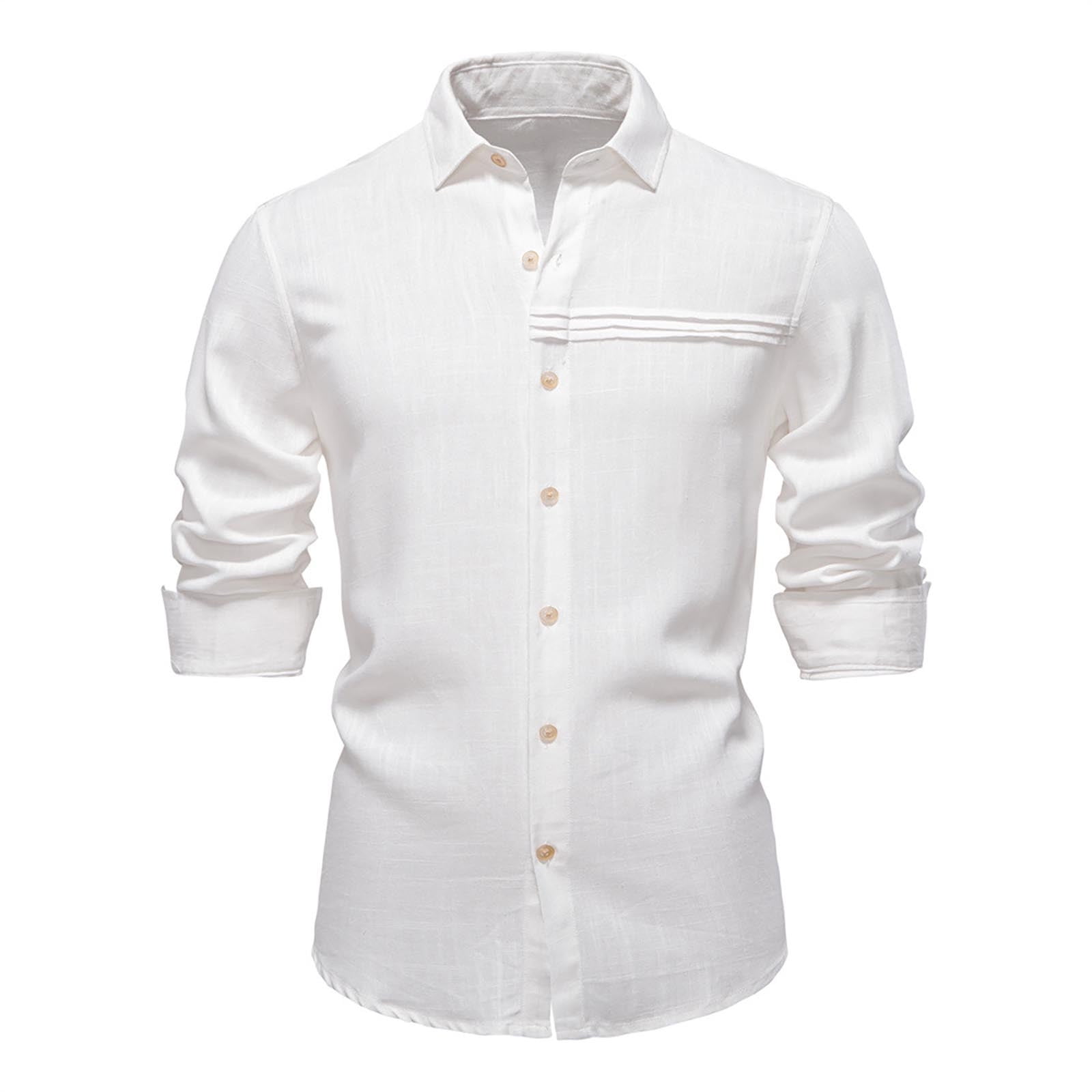 YLSDY Savings Dress Shirts for Men Vacation Beach Formal Wedding Prom ...