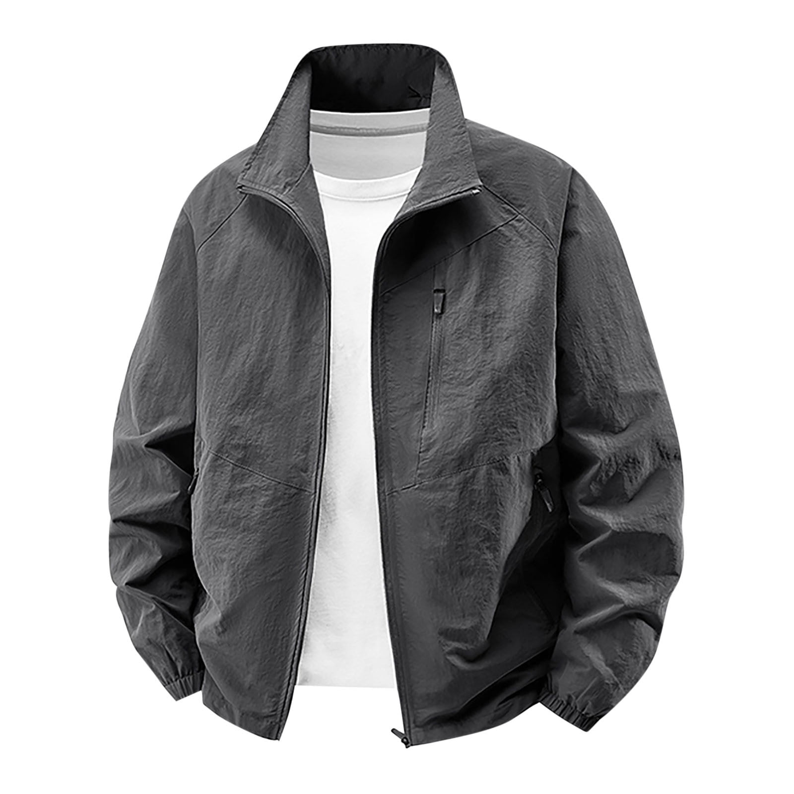 YLSDY Fashion Quick-Dry Men's UV Shirt Jacket UPF 50+ Sun Protective ...