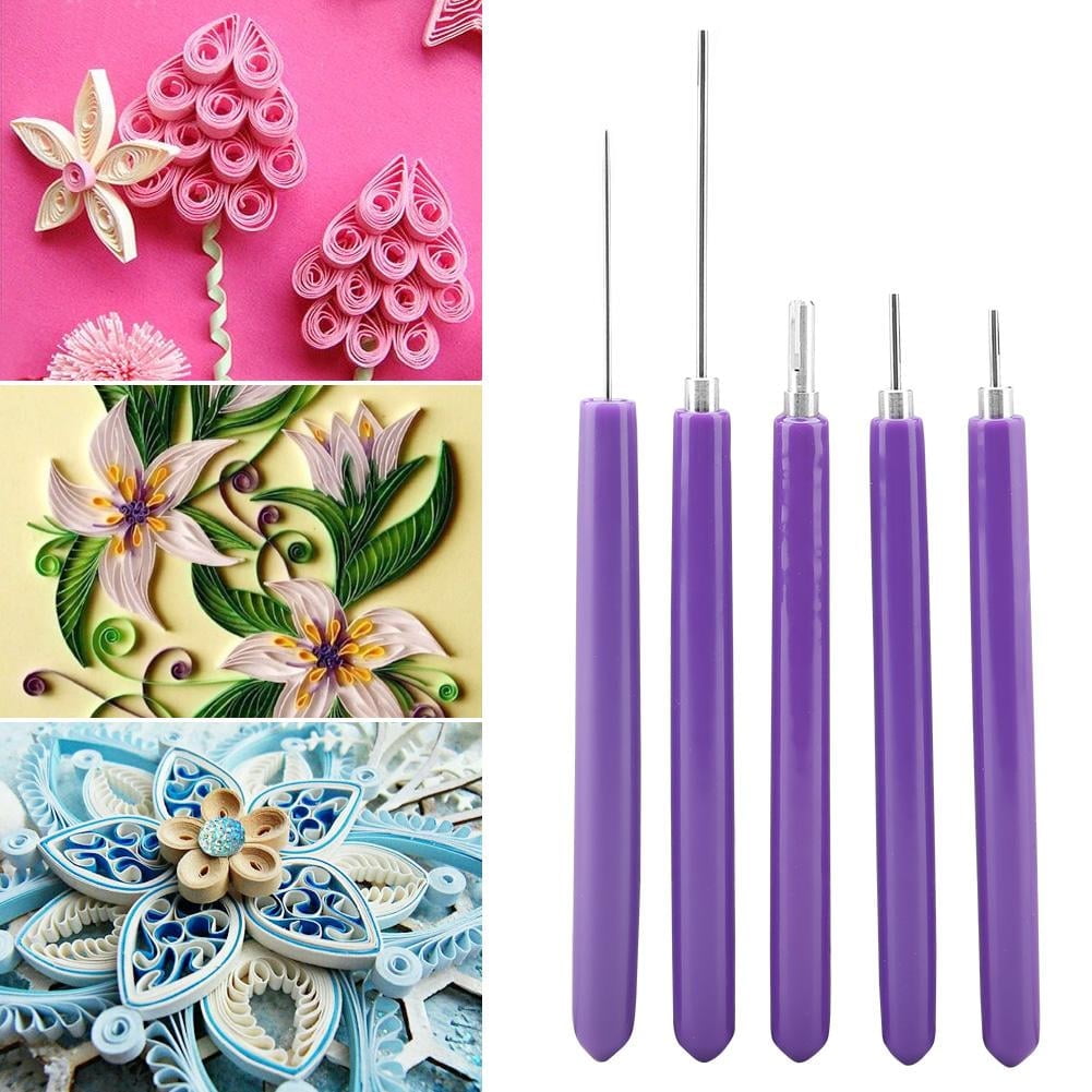 YLSHRF Quilling Curling Multifunction 5 Pcs Different Size Quilling ...