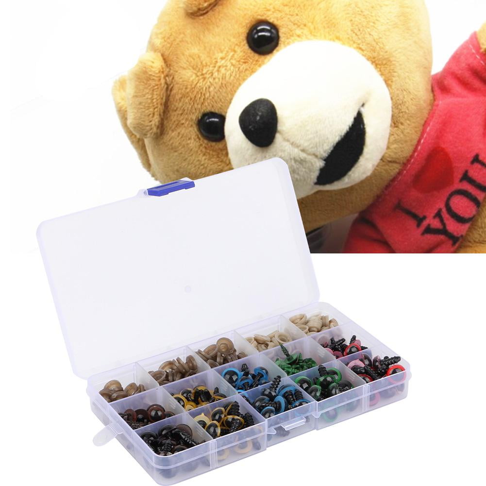 YLSHRF Stuffed Toy Eyes Button,50pcs/set Stuffed Toy Eyes Resin Safety ...
