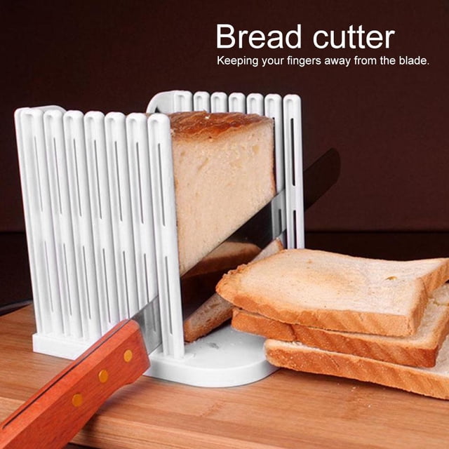 YLSHRF Toast assist,Foldable Bread Slicer Loaf Toast Cutter Mold Baking ...