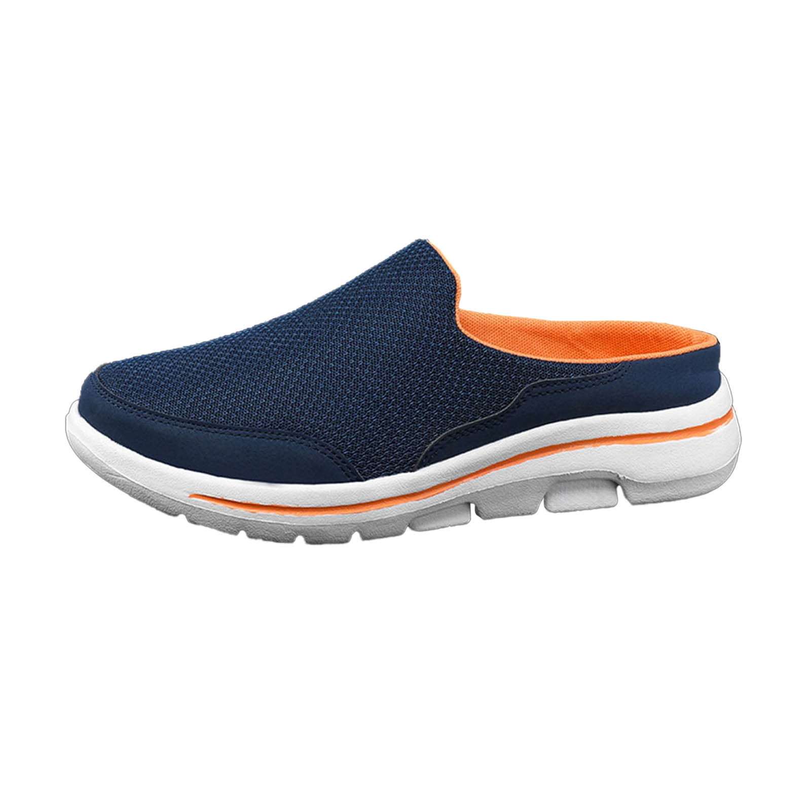 YLYL Men's Backless Mesh Walking Mules Shoes Comfort Slip on Garden ...
