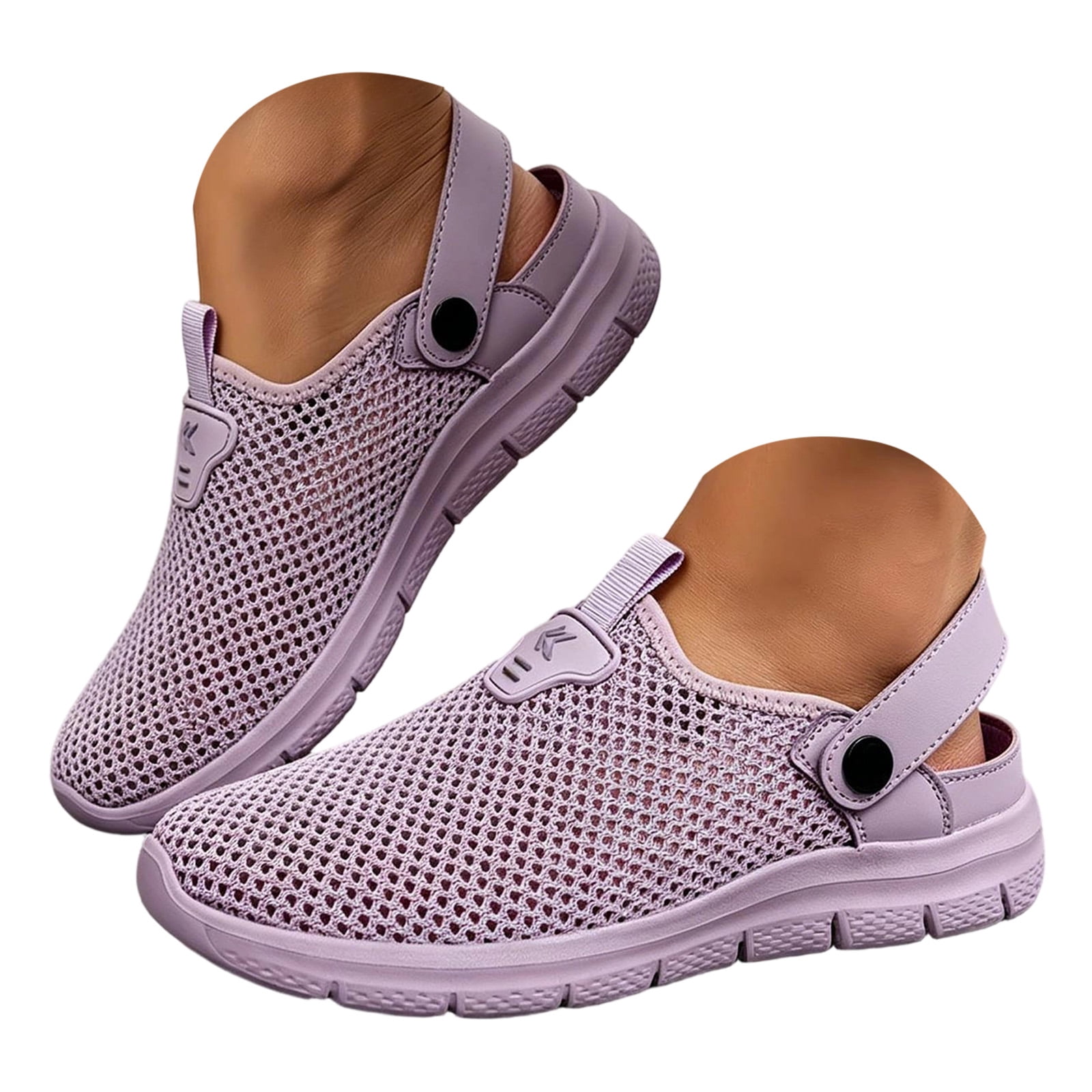 YLYL Men's Women's Garden Clogs No Slip Breathable Mesh Comfortable ...