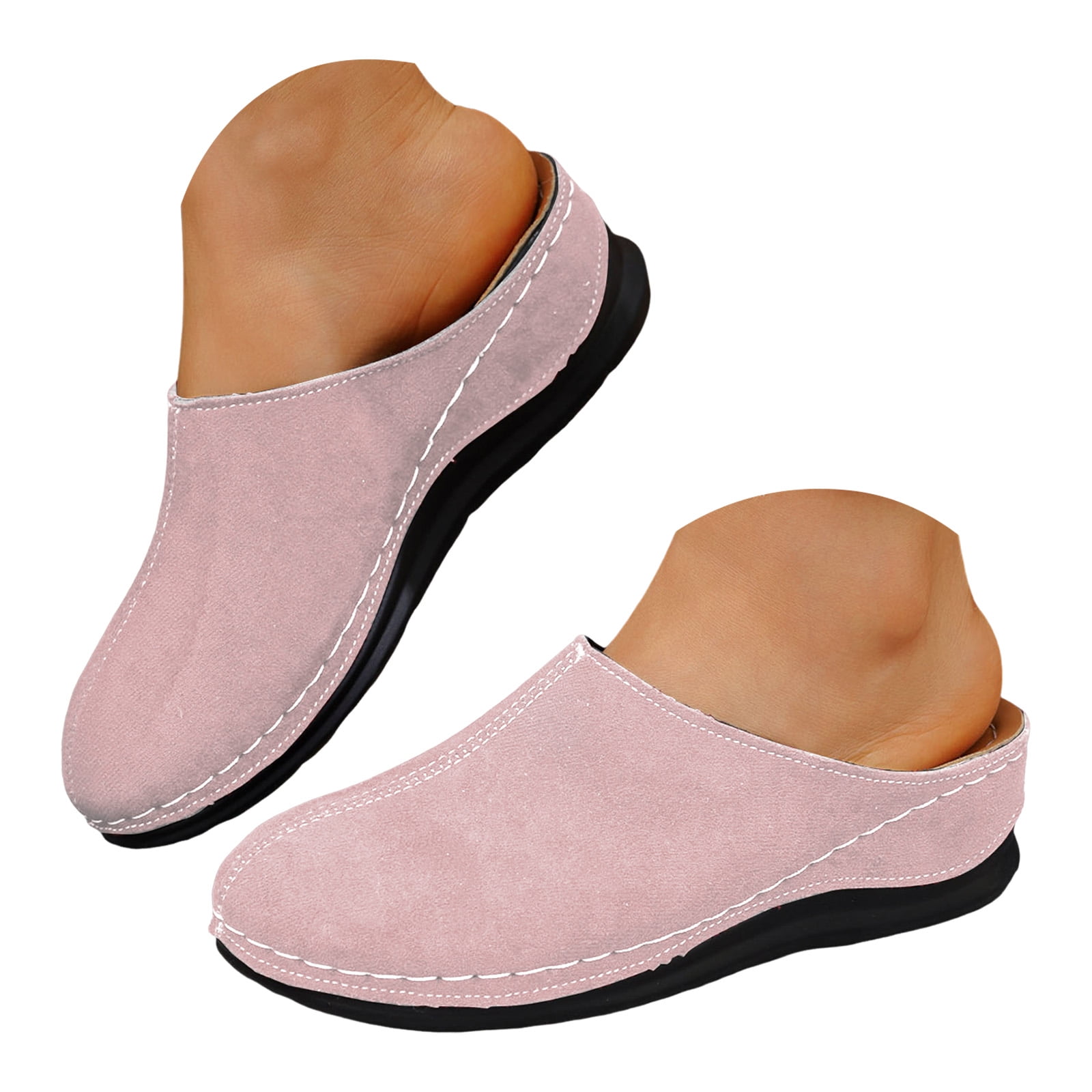 YLYL Orthopedic Clogs for Women Open Back Wedge Heel Slip on ...