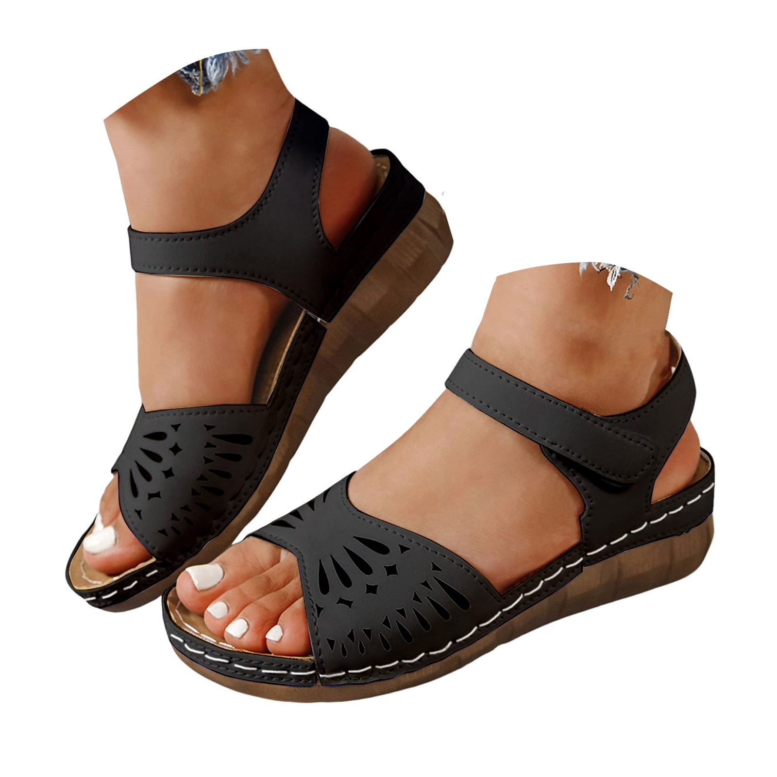 YLYL Summer Sandals Beach Vacation Casual Camping Sandals Women's ...