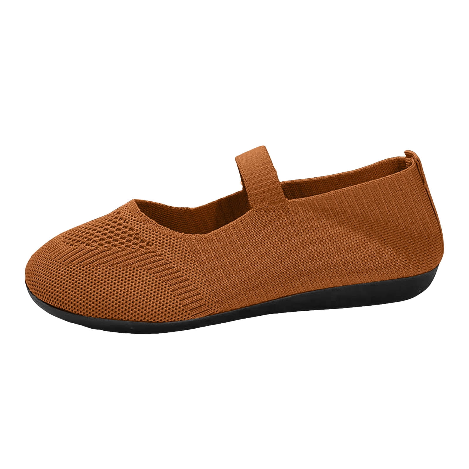 YLYL Women's Ballet Flats Shoes Knit Comfort Casual Walking Dressy Slip ...