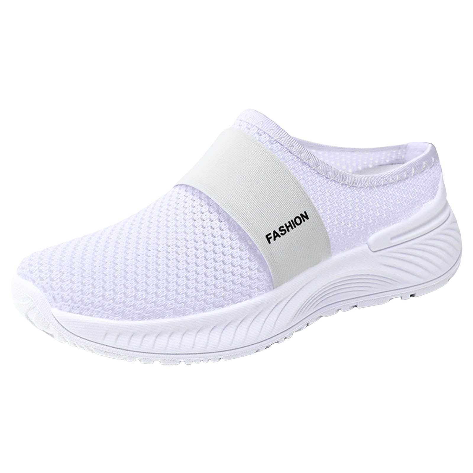 YLYL Women Orthopedic Backless Mules Shoes with Arch Support Breathable ...
