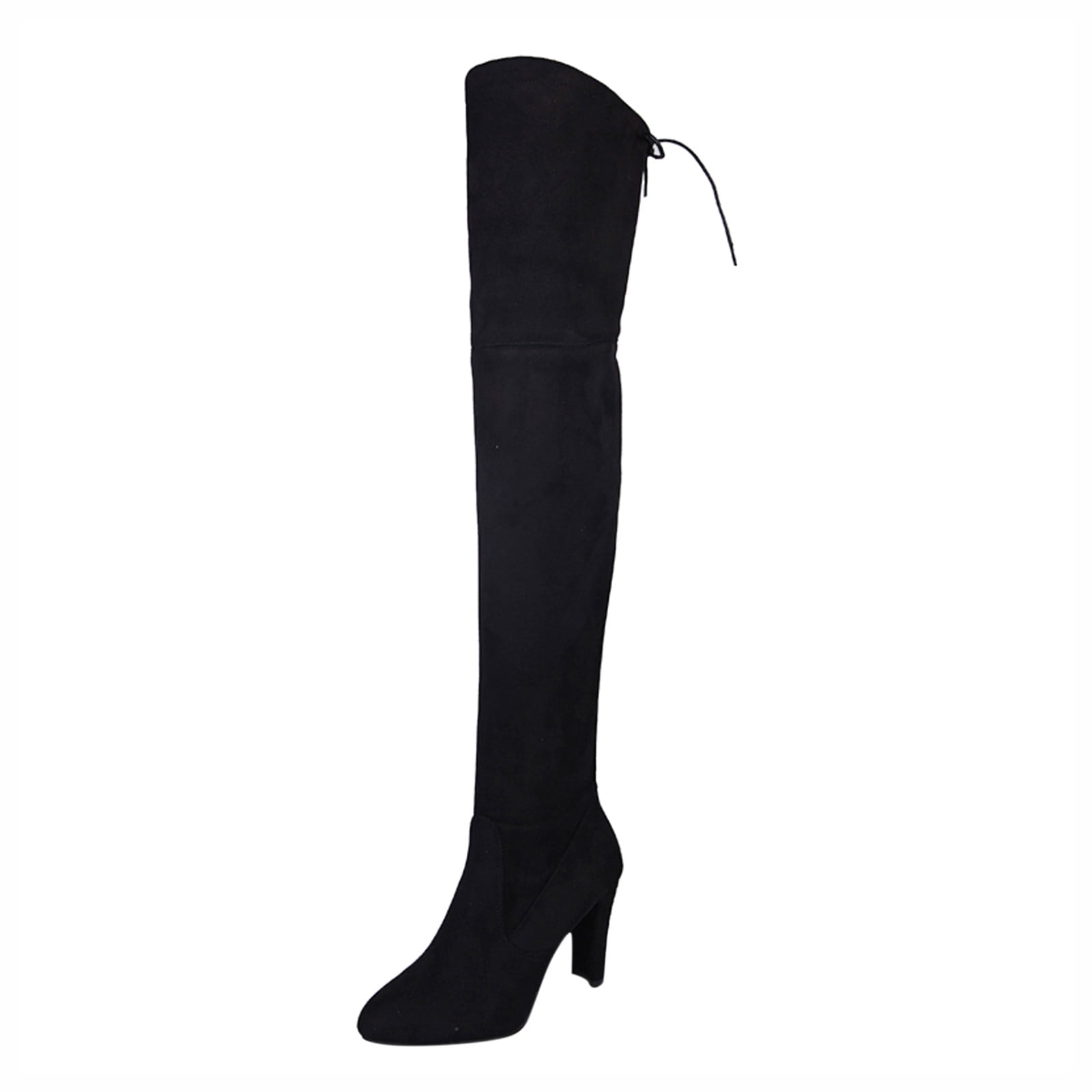 YLYL Women's Pointed Toe Over the Knee Thigh High Boots Stiletto High ...
