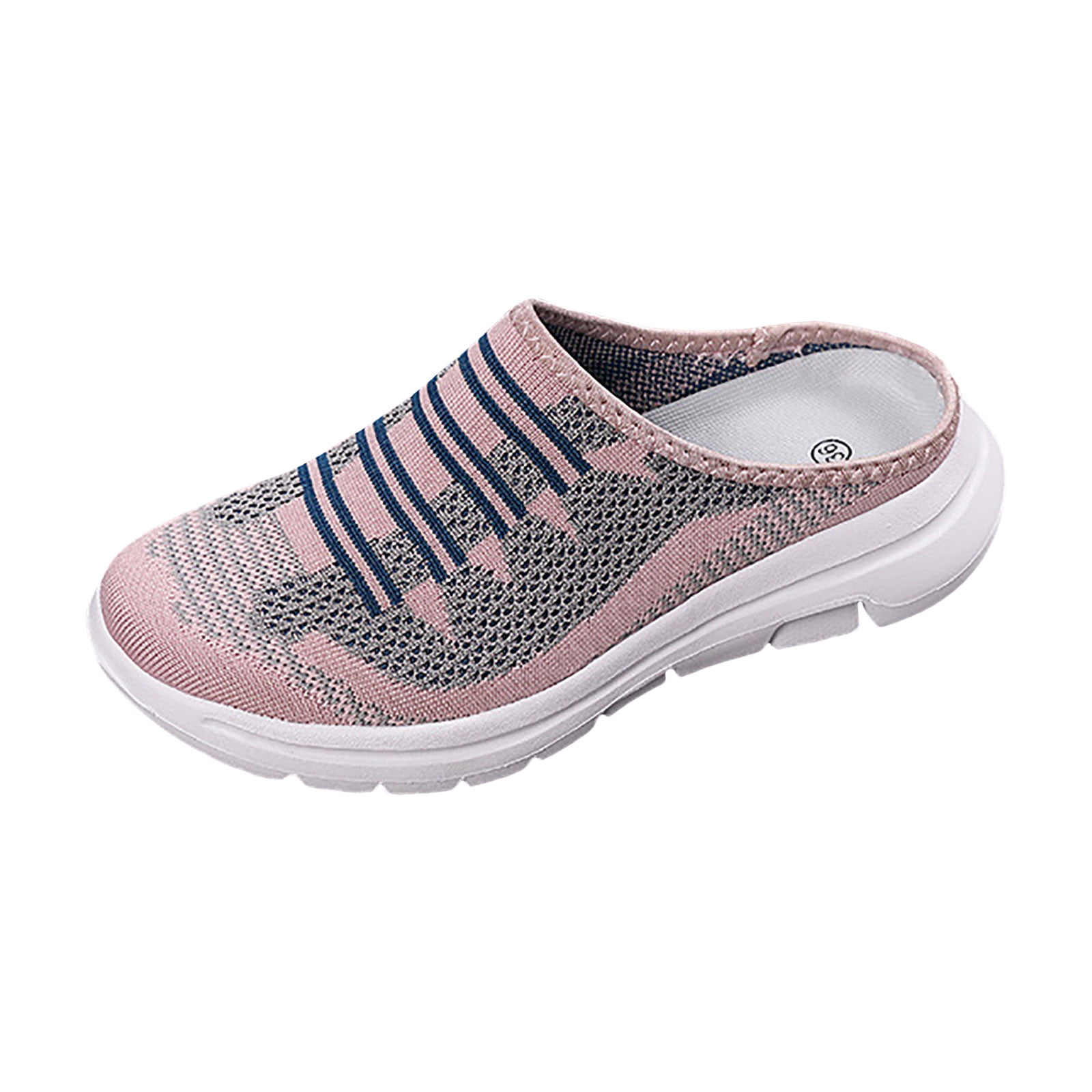 YLYL Women's Slip-On Mule Sneaker Breathable Mesh Tennis Shoes Light ...