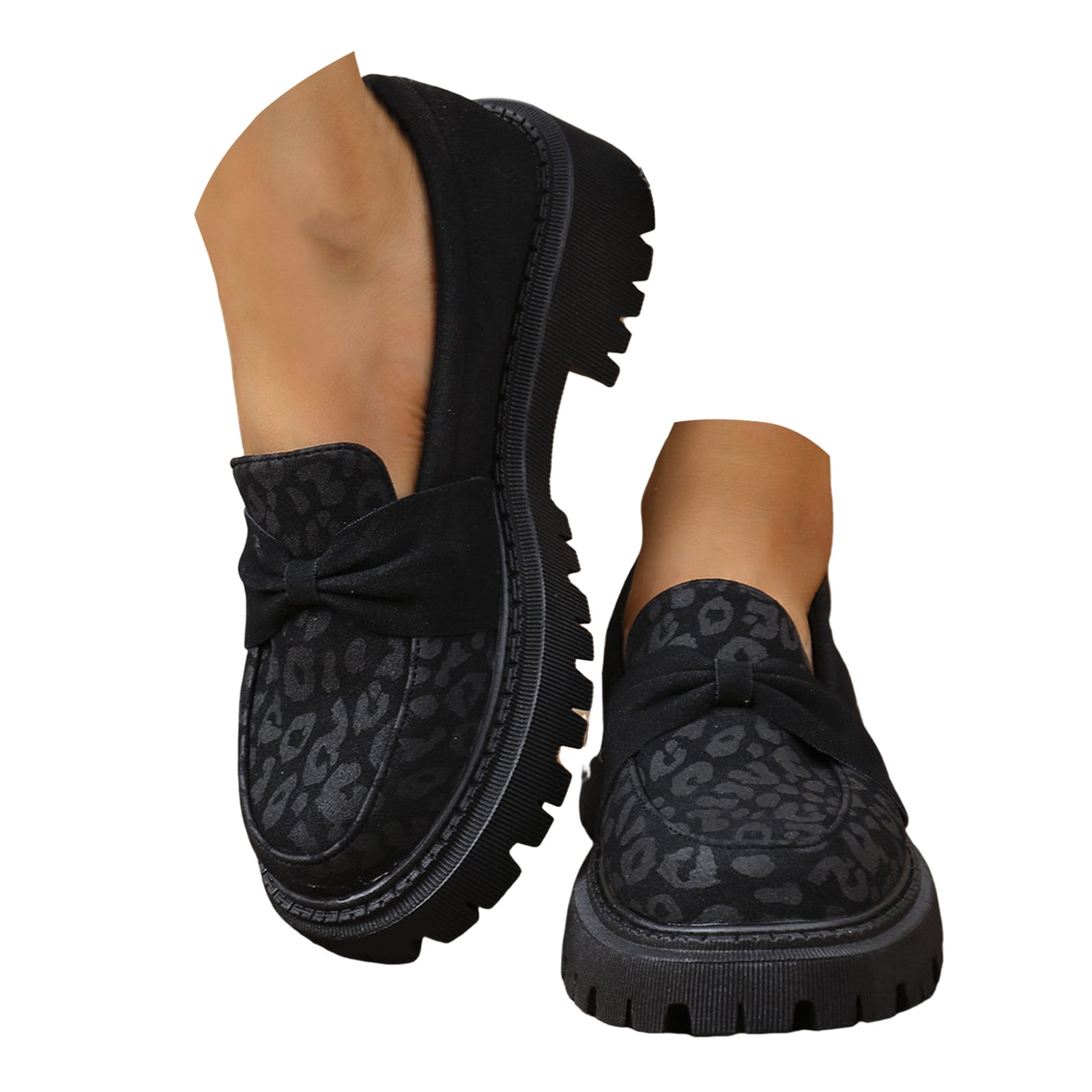 YLYL Women's Slip on Penny Loafers Comfortable Casual Fashion Classic ...