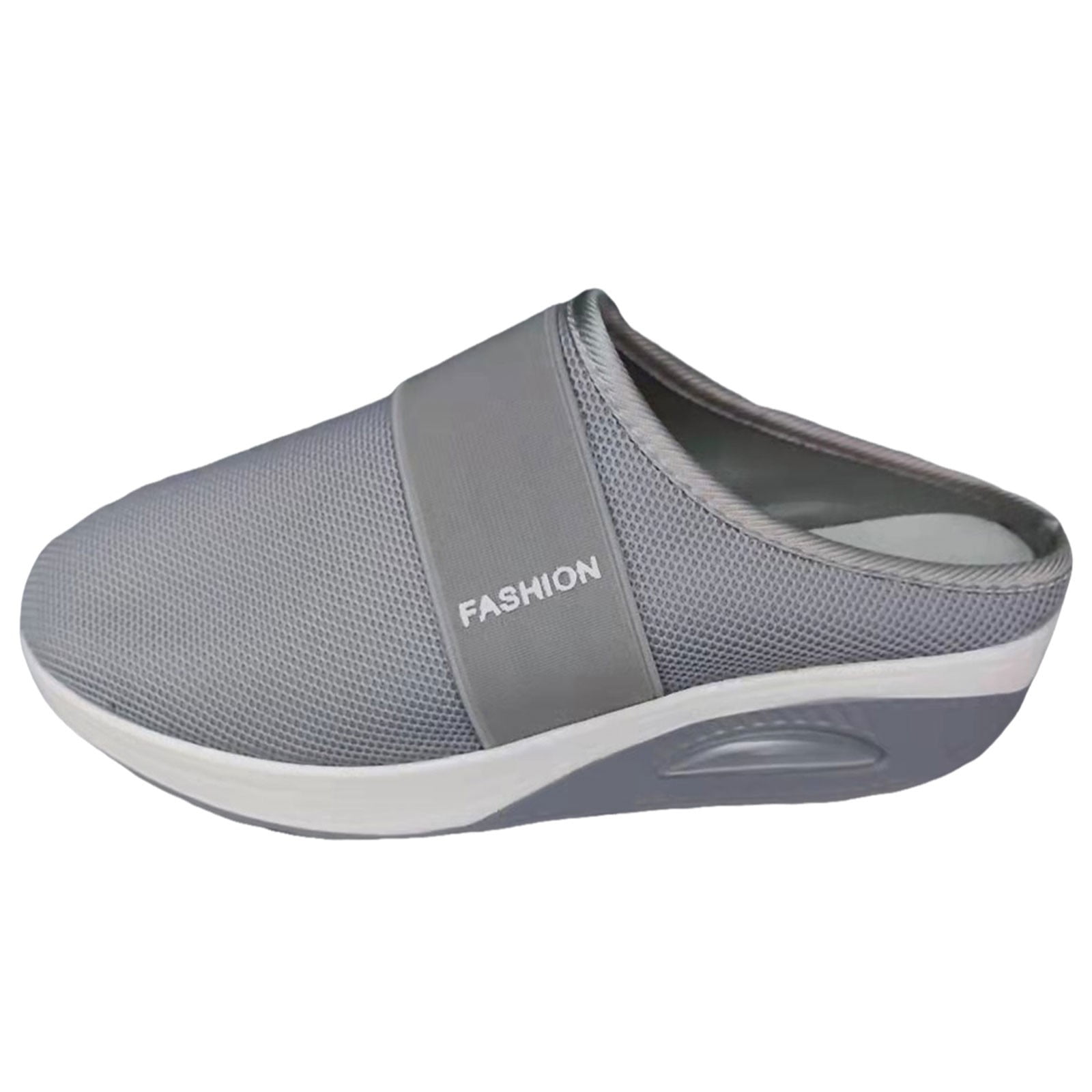 YLYL Women's Wedge Mule Sneakers Breathable Lightweight Air Cushion ...