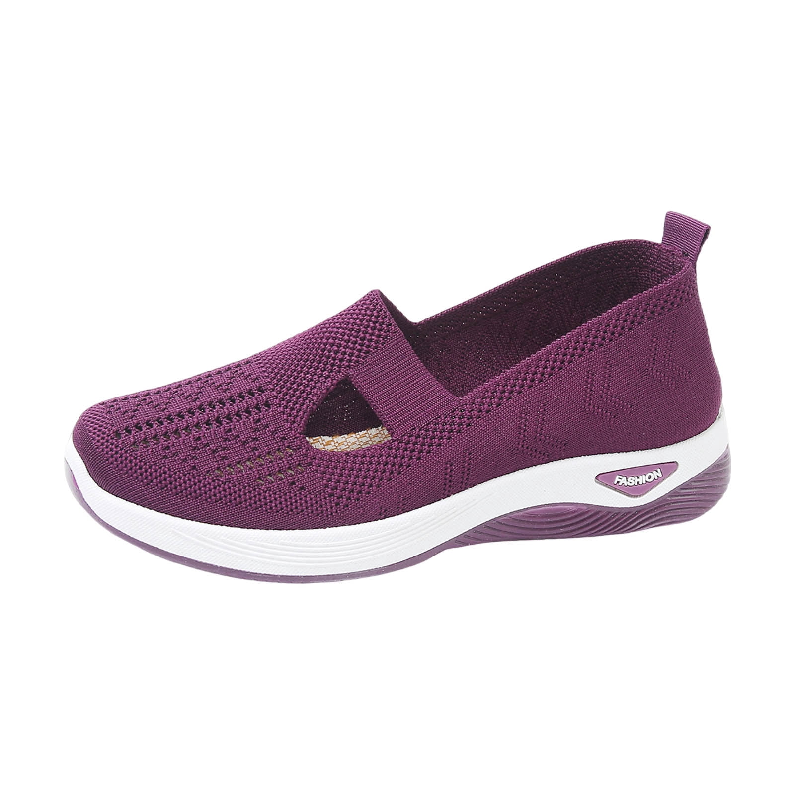 YLYL Women's Woven Orthopedic Shoes Wide Width No Slip Breathable Mesh ...