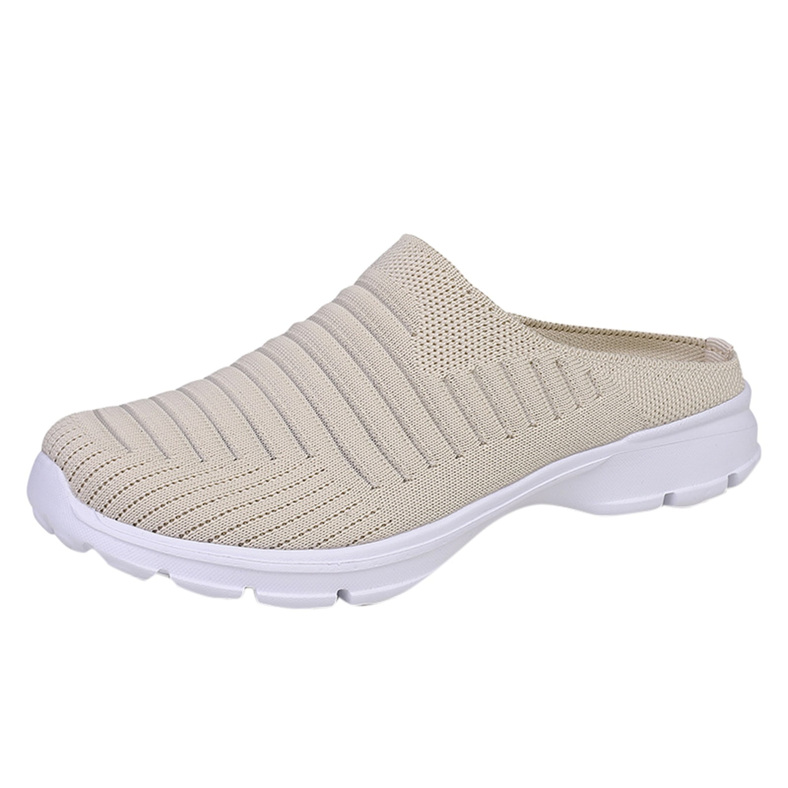 YLYL Womens Mules Breathable Mesh Arch Support Comfortable Casual Open ...