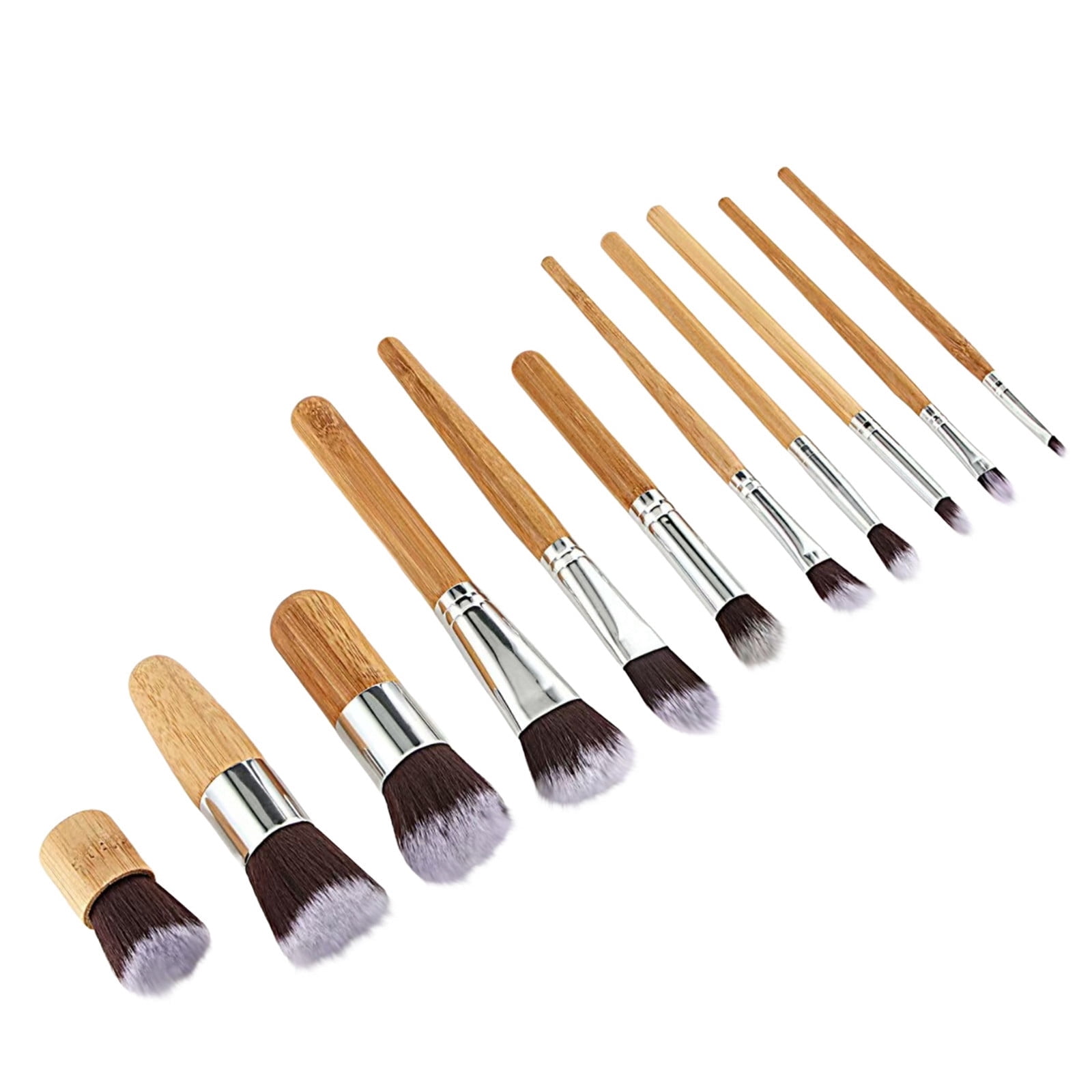 YLjuxozw 11pcs Makeup Brush, Travel Kabuki Powder Foundation Makeup ...