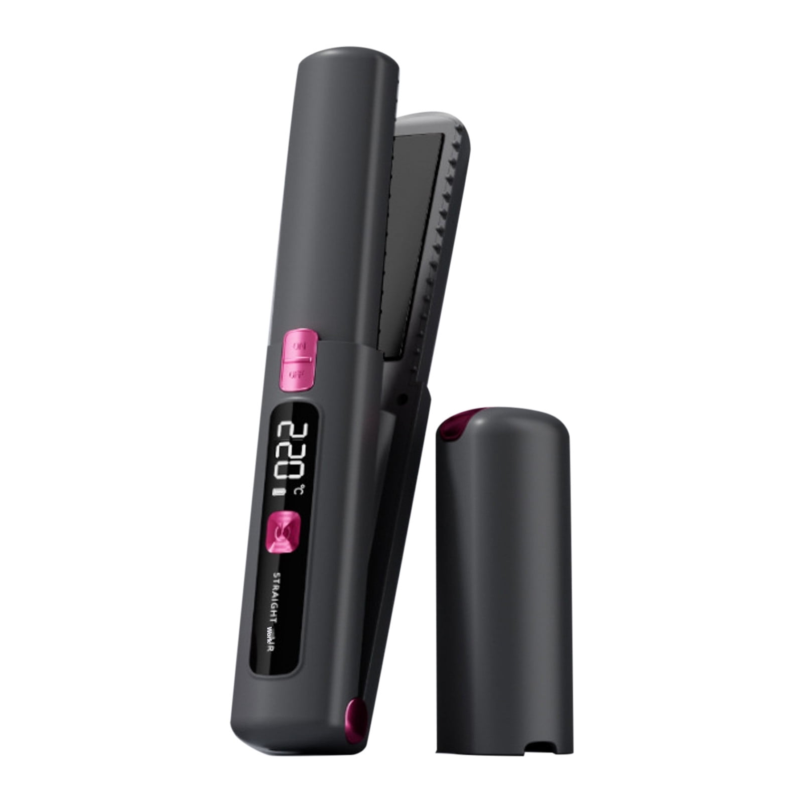 YLjuxozw Cordless Hair Straightener And Curler 2 In 1, Mini Lightweight ...