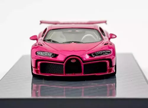 YM 1:64 Pink Chiron CRL Super Racing Sports Model Diecast Resin Car ...