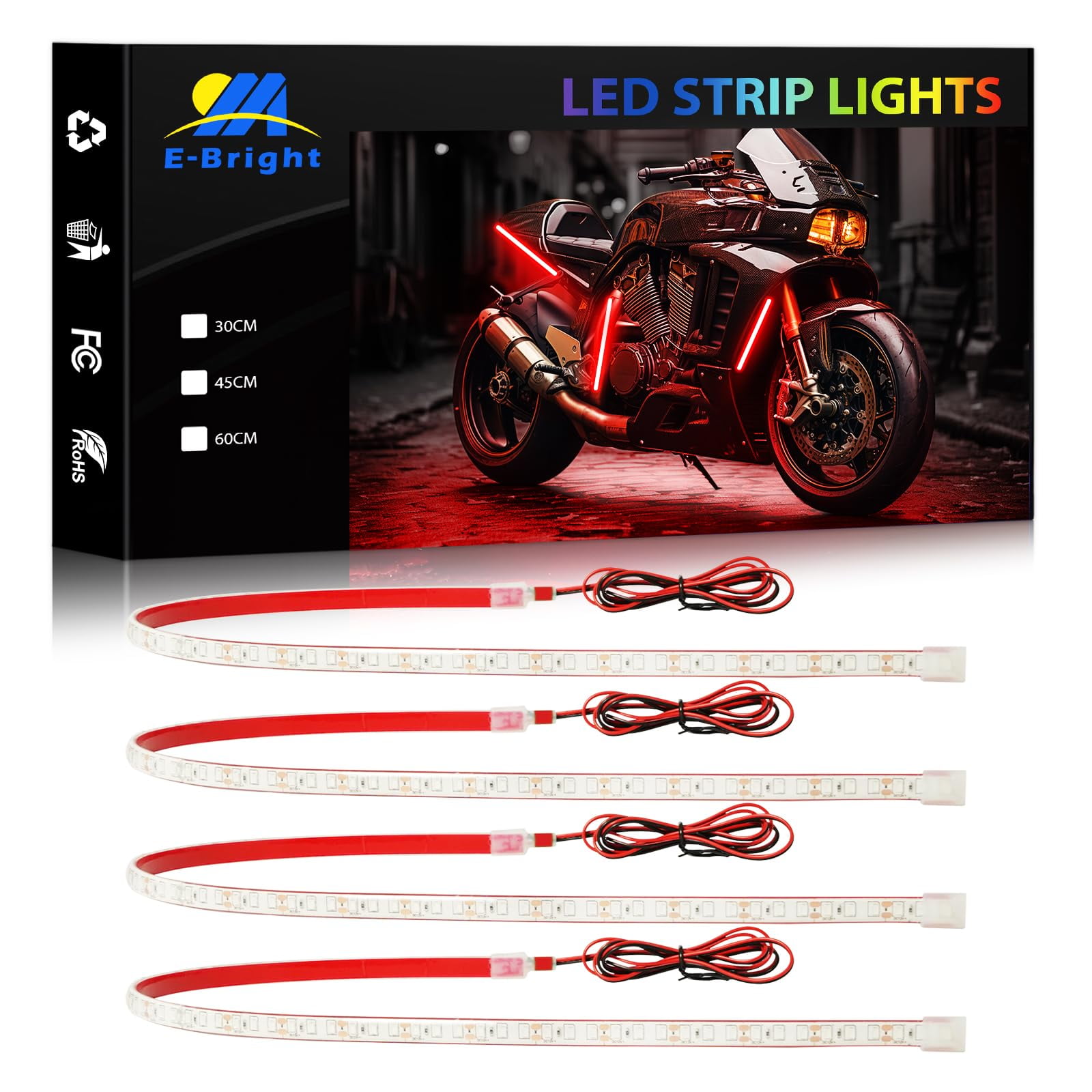 YM E-Bright Car Led SSF20 Strip Lights Cuttable Underglow Led Ambient ...