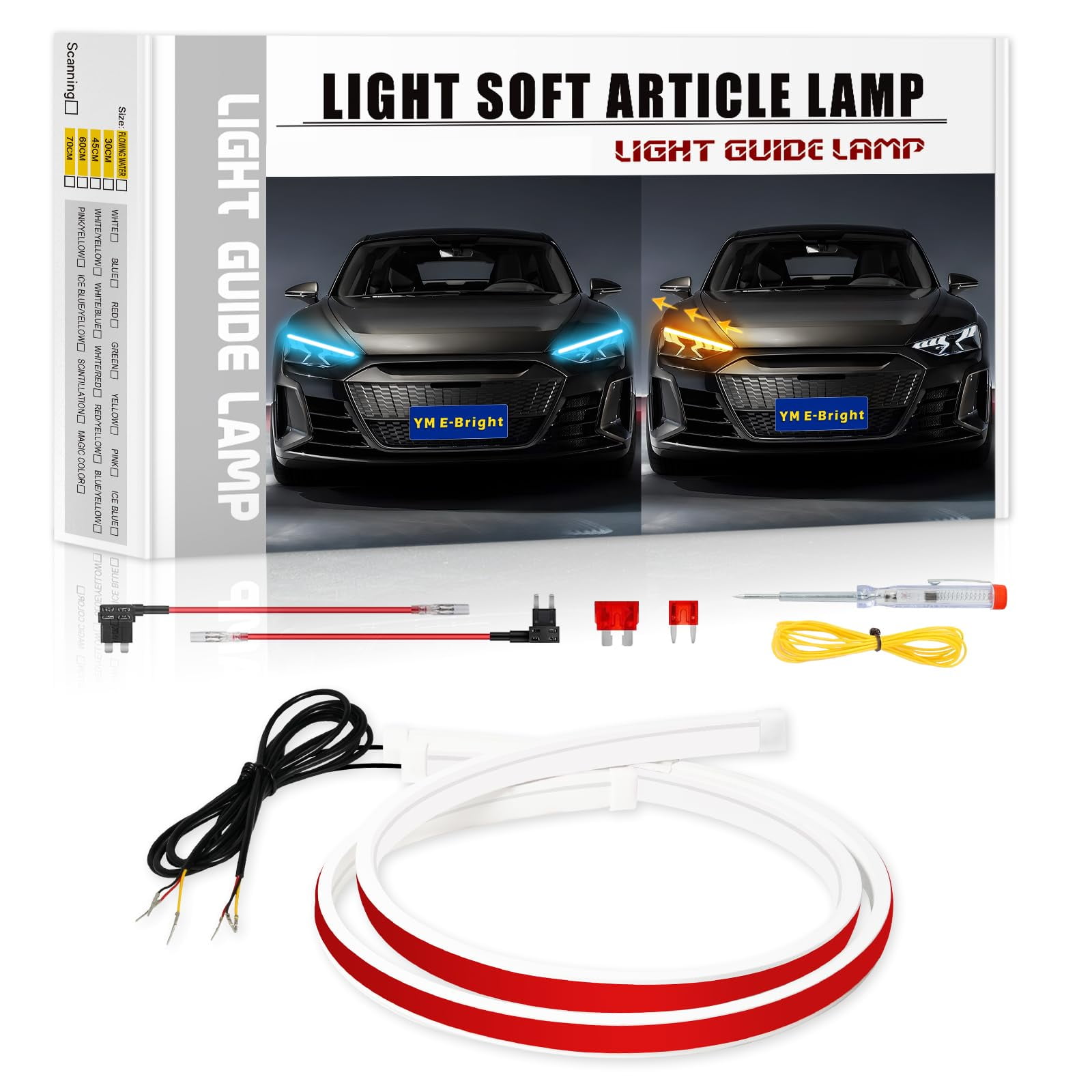 YM E-Bright Sequential Turn YPF5 Signal Blinkers Indicator DRL Led ...