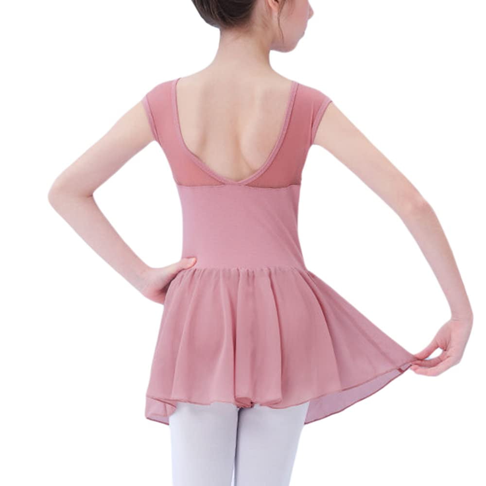 YM YOUMU Girls Ballet Tank Leotards Backless Chiffon Tutu Dress ...