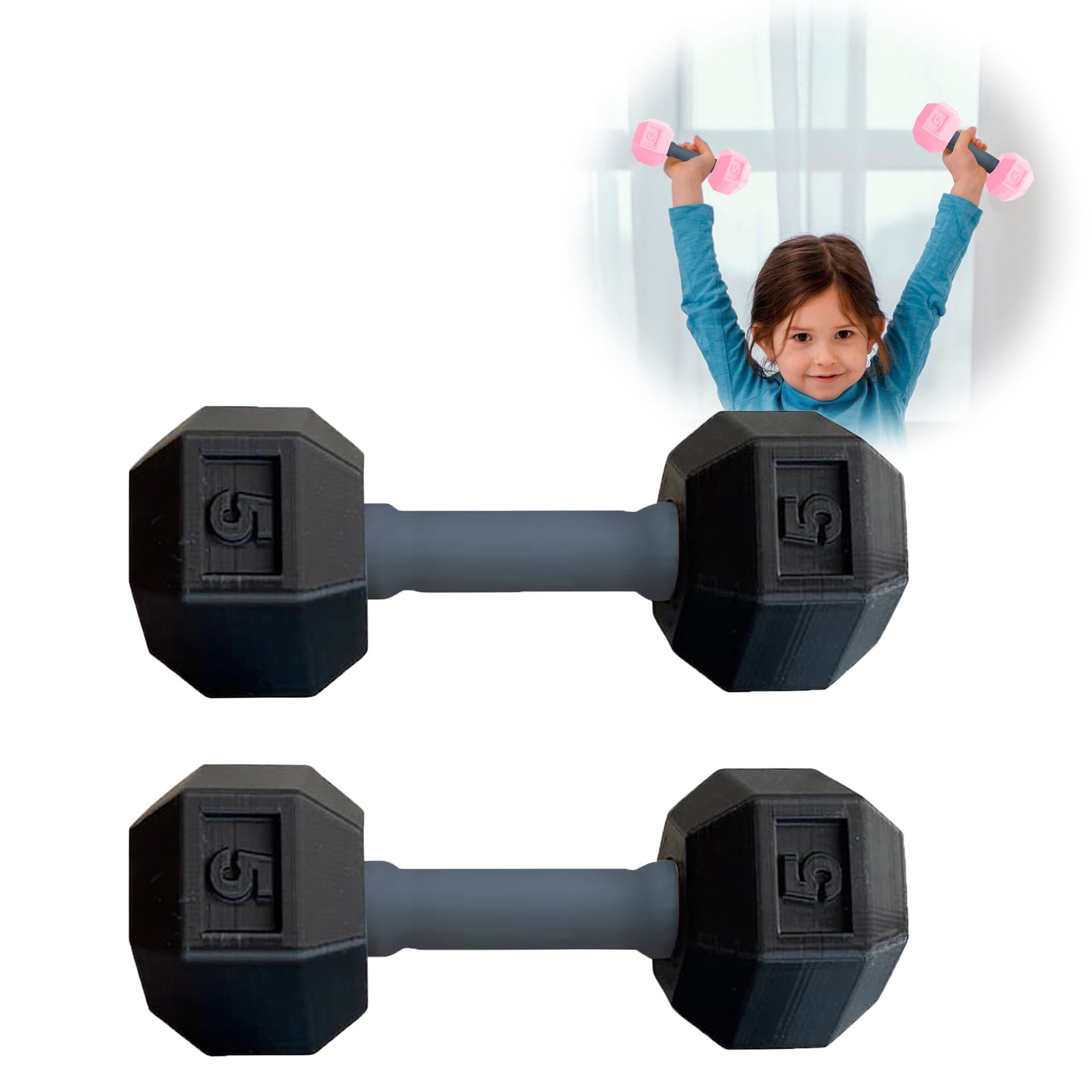 YMARPT 2PCS Mini Dumbbells for Toddlers, Silicone Hand Weight Lifting ...