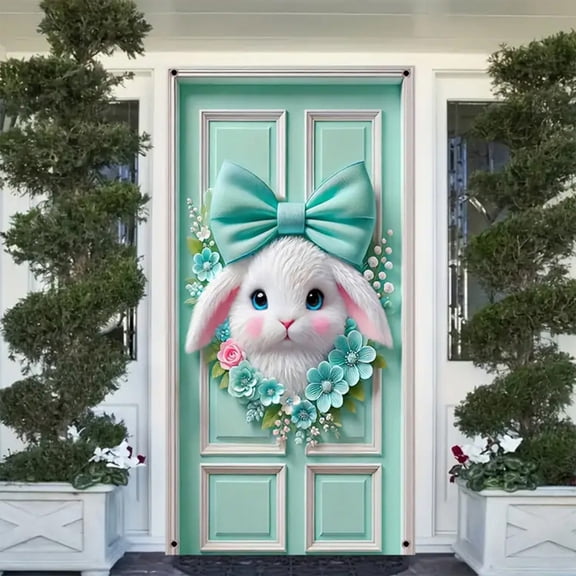 EDHITNR Easter Door Hanger, Happy Easter Decorative Supplies with ...