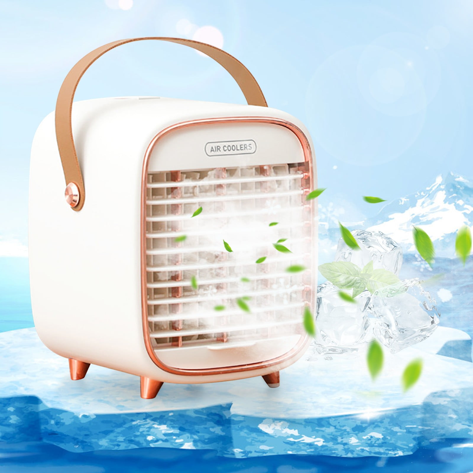 Ymarpt Portable Air Conditioner Fan Personal Mini Evaporative Air