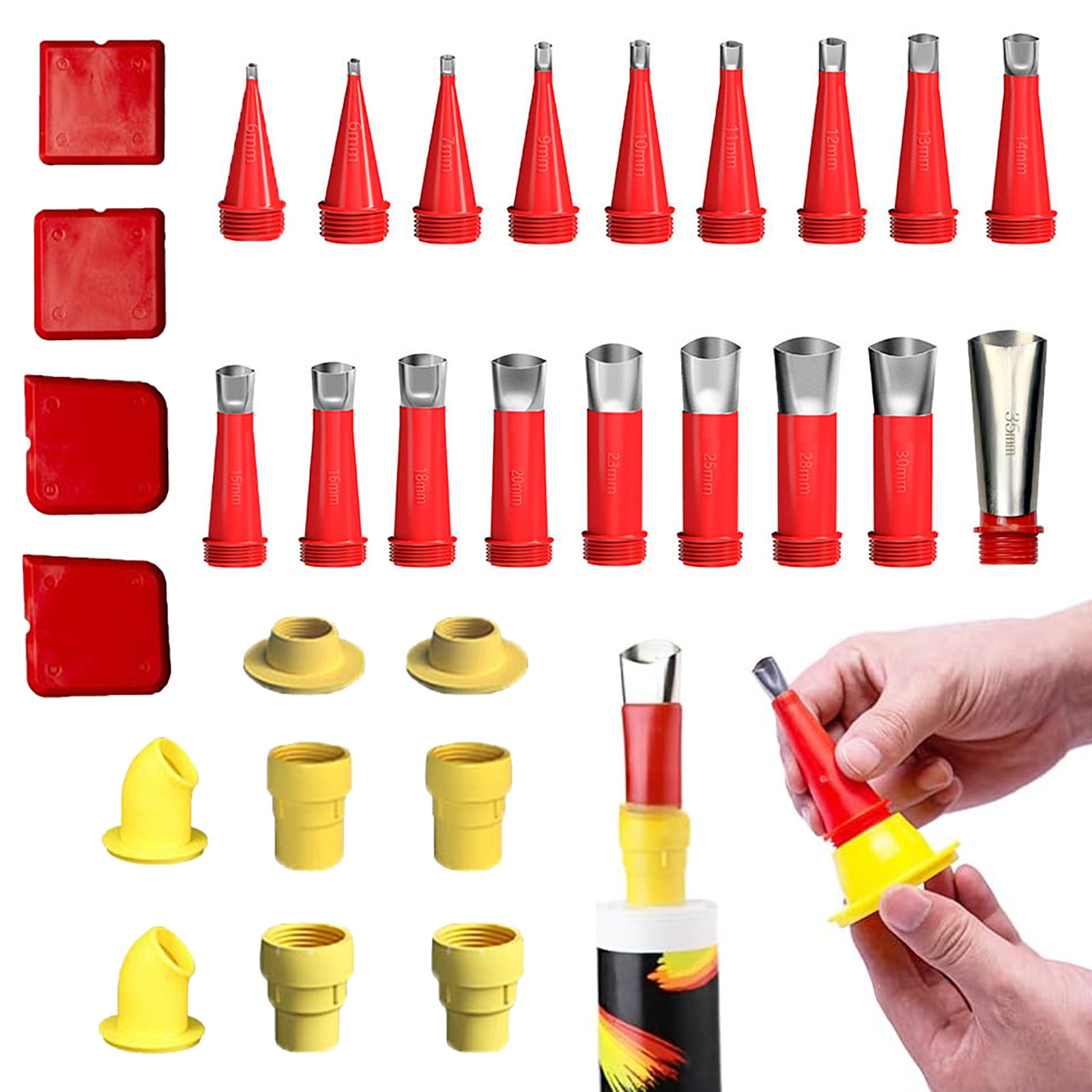 YMARPT Universal Integrated Rubber Nozzle Tool Kit, 2024 New Cartridge ...