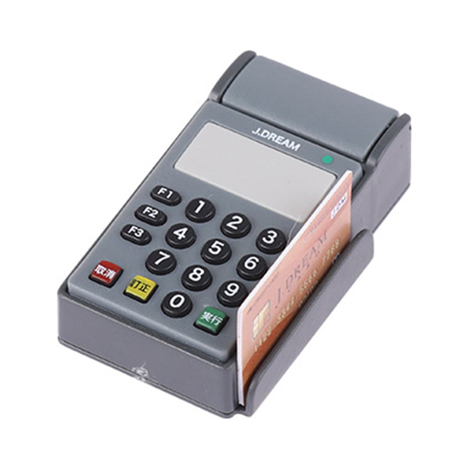 YMH Exquisite Details Cash Register Toy Mini Credit Card Machine for ...