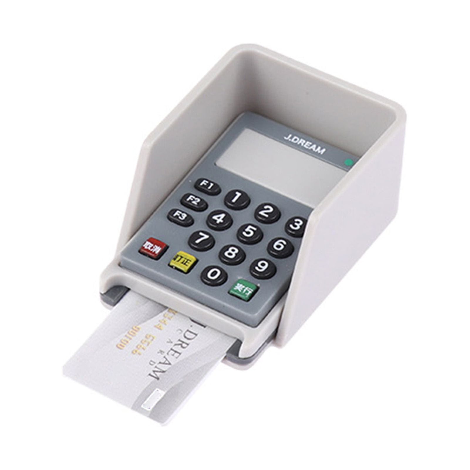 YMH Exquisite Details Cash Register Toy Mini Credit Card Machine for ...