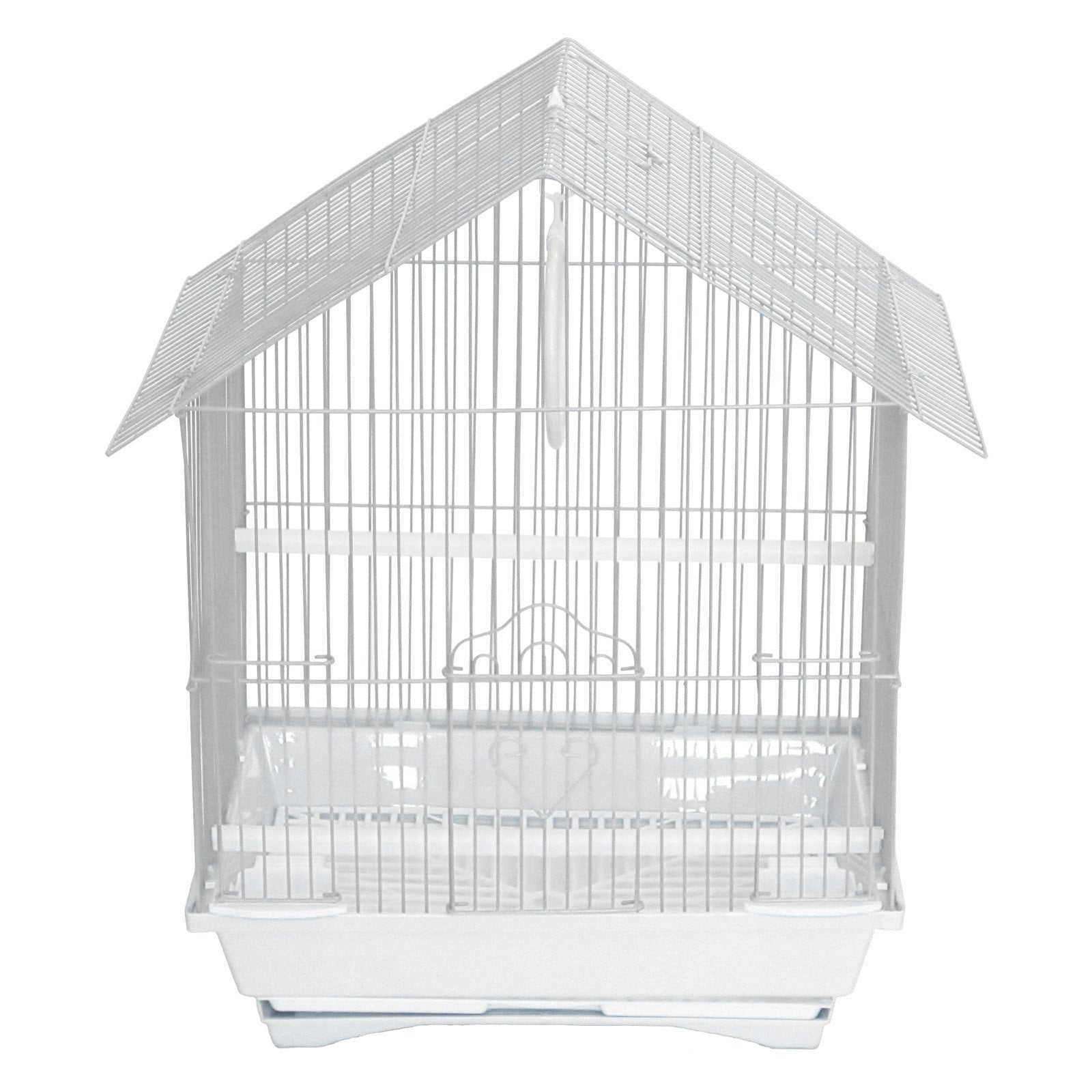 YML 1114WHT House Top Style Small Parakeet Cage - Walmart.com