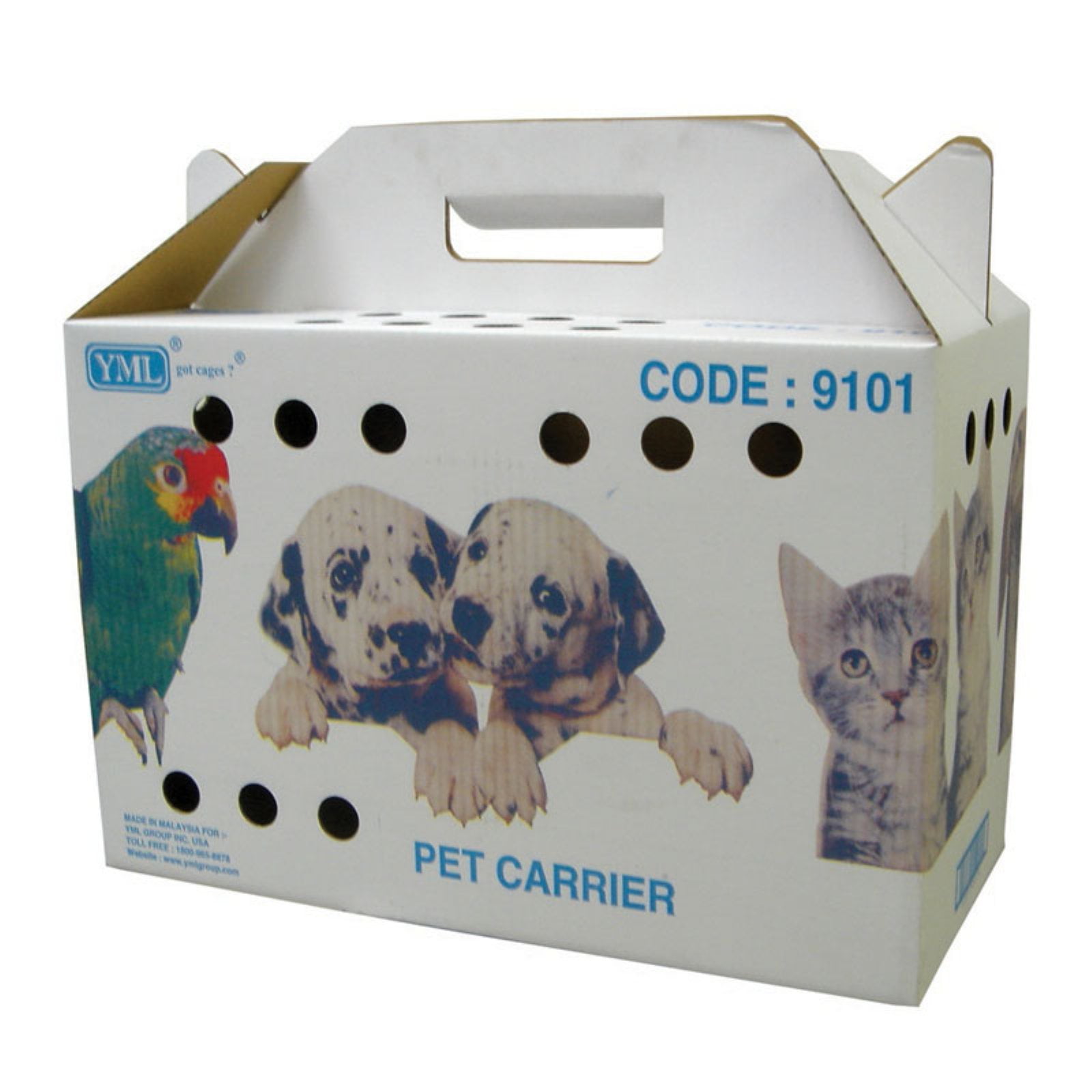 9101 Disposable Cardboard Pet Carriers for Small Animals, Hamsters ...