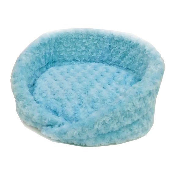 YML FH029BL_M Medium Sized Blue Plush Very Soft Bed for Pet - Walmart.com