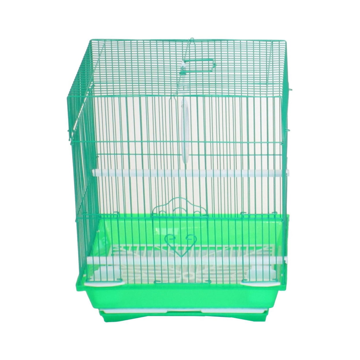 YML Group A1124MGRN Flat Top Small Parakeet Cage, 11" x 8.5" x 14 ...