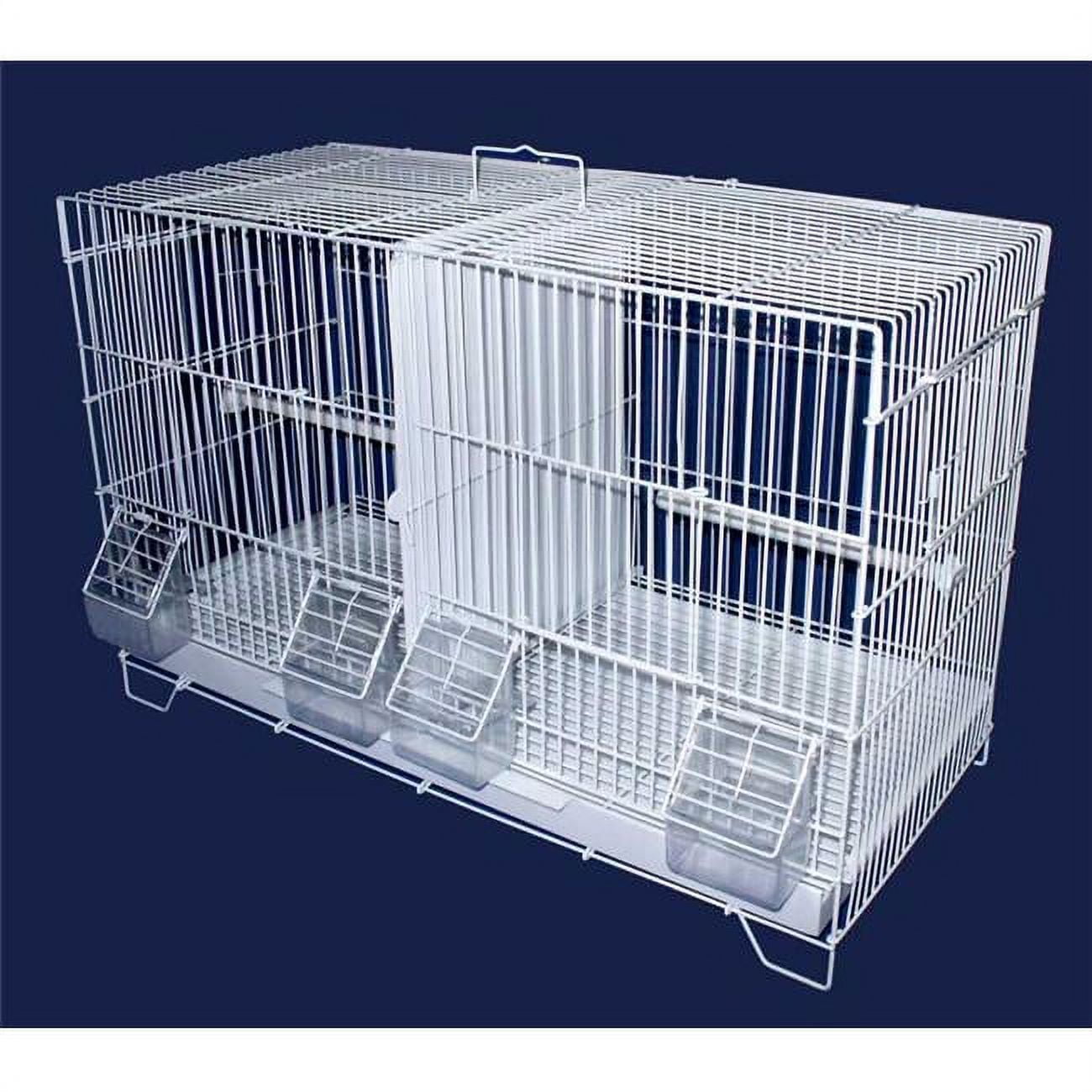 Lot of 4 Medium Breeding Cages with Divider in Black and One 3 Tie ...
