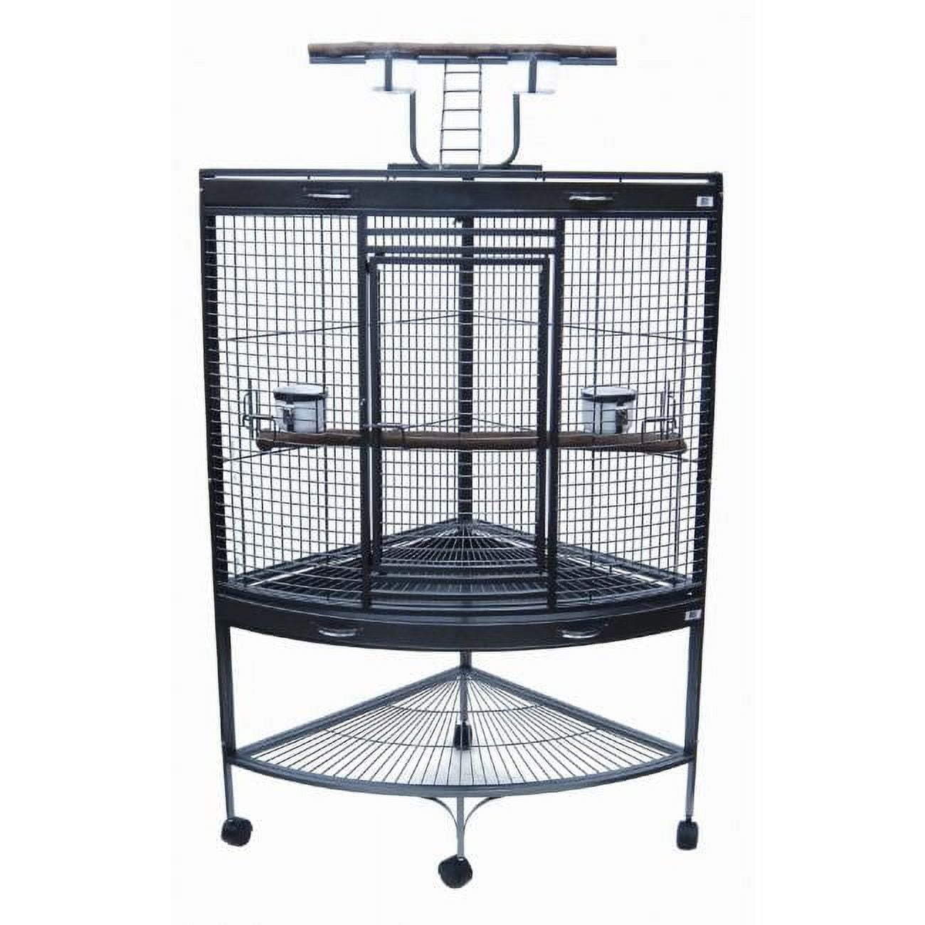 YML WI37C-AC Corner Wrought Iron Cage - Walmart.com